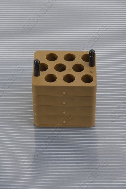 75003759, Set of 4 Rectangular Adapters 9 x 15 ml URINE - Centrifuge ...