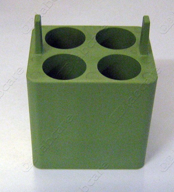 75003643, Set of 4 Rectangular Adapters 4 x 50 ml conical - Centrifuge ...