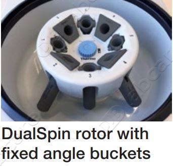 75008810, DualSpin rotor with fixed angle and swinging bucket sets ...