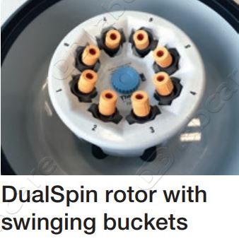 75008810, DualSpin rotor with fixed angle and swinging bucket sets ...